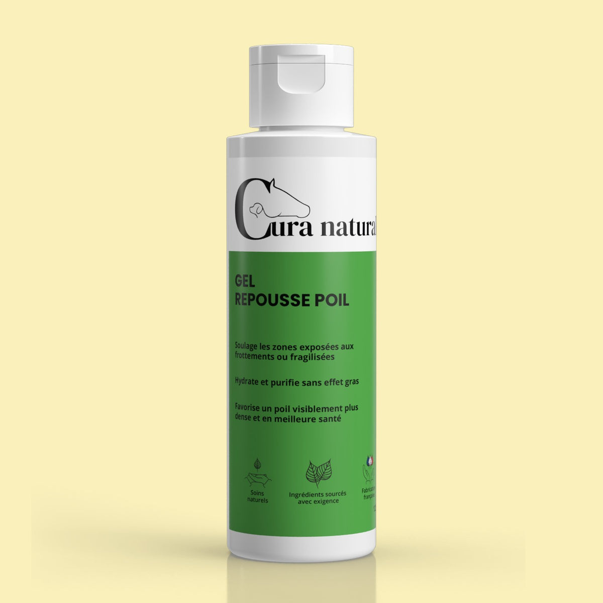 Hair regrowth gel for horses - visible results – Cura naturale